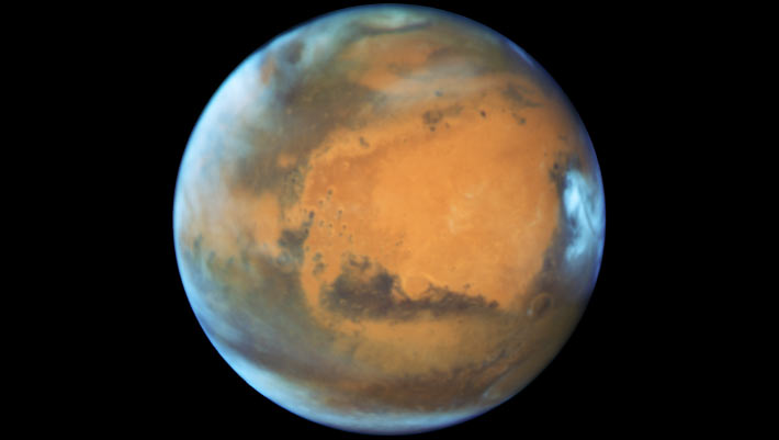 High-Altitude Ice Clouds Caused Greenhouse Effect on Early Mars, New ...