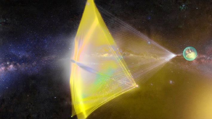 New Light Sail Proposed to Ride a Laser Beam to the Stars | Space ...