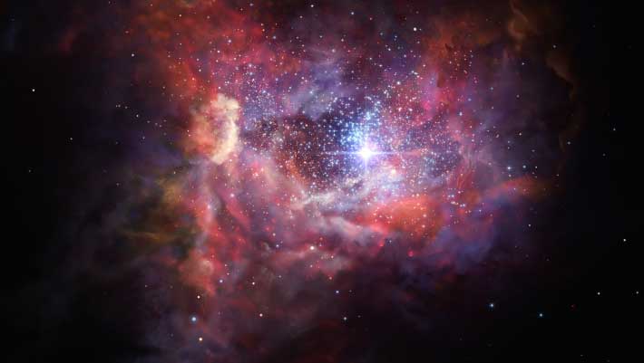 ALMA Detects Vast Amounts of Interstellar Dust, Oxygen in Very Young, Distant Galaxy | Astronomy ...