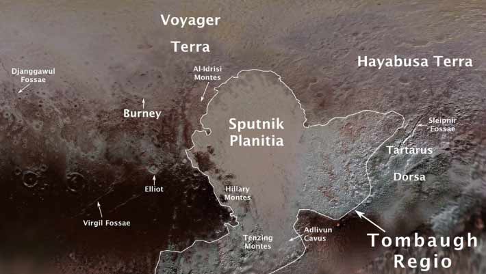 Pluto’s Surface Features Get Official Names | Space Exploration | Sci ...
