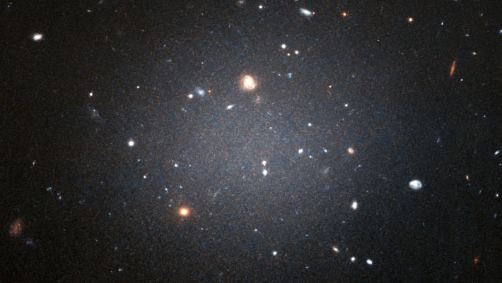 Hubble Discovers Ultra-Diffuse Galaxy with Almost No Dark Matter ...