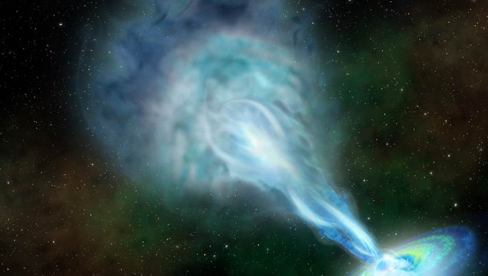 Radio-Bright Quasar May Provide Clues about Physical Processes in Early ...