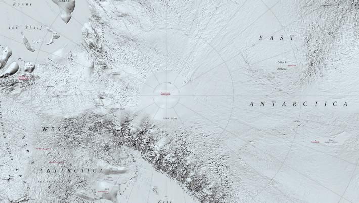 New High-Resolution Map of Antarctica Unveiled | Geography, Geoscience ...