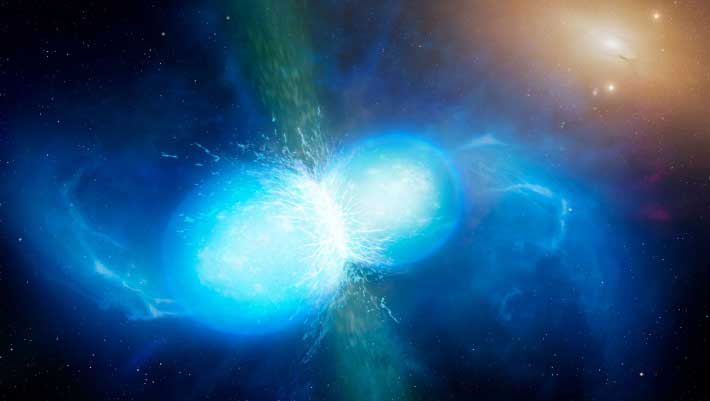 Violent Collision of Two Neutron Stars Occurred near Pre-Solar Nebula 4 ...
