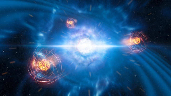 Freshly-Synthesized Strontium Detected in Neutron Star Merger ...