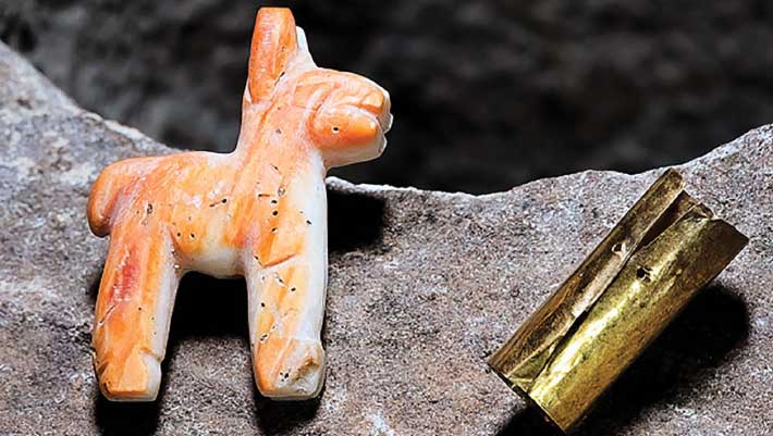 Archaeologists Find Shell Llama and Gold Foil in Inca Offering Box from ...