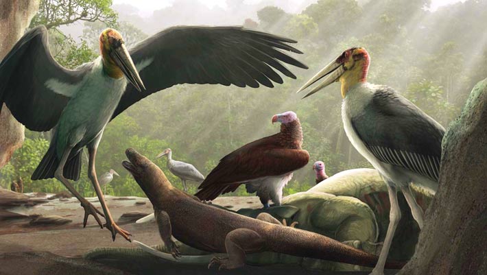 Giant Marabou Storks Lived alongside Mysterious Homo floresiensis | Sci ...