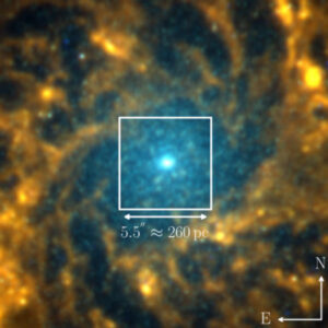 Webb Focuses on Nuclear Star Cluster of Messier 74 | Sci.News