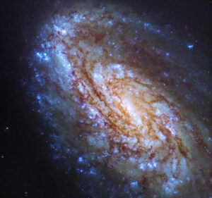 Hubble Space Telescope Focuses on Intermediate Spiral Galaxy | Sci.News